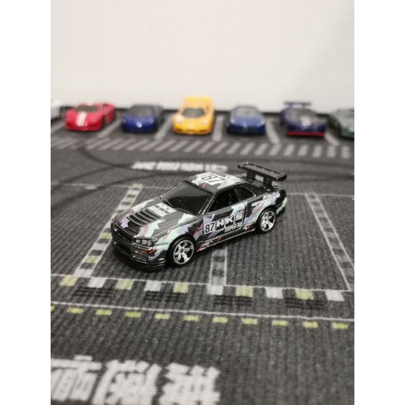 Hotwheels ID Nissan Skyline GT-R HKS (BNR34) Custom rubber tyre RIVET ...