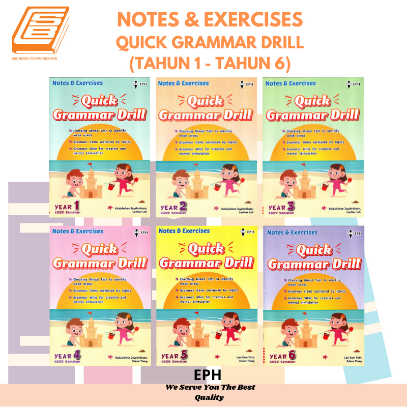 [SBCB] Buku Latihan : Notes & Exercises Quick Grammar Drill Year 1 ...