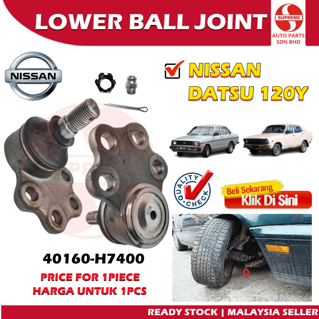 S2U Car Steering Rack Front Upper Lower Arm Ball Joint Nissan Datsun ...