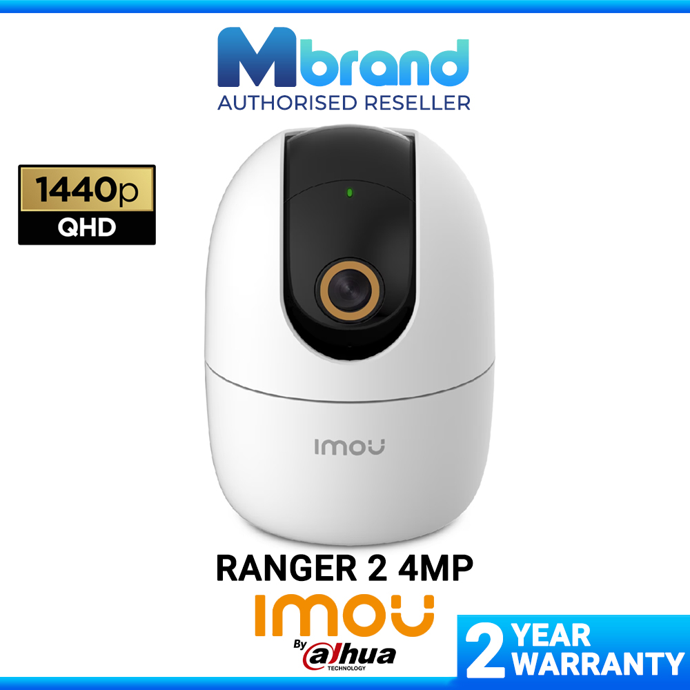 Imou Ranger 2 4MP 1440p 2K+ Wireless IP Camera AI Human Detection & Siren Two Way Talk Pan/Tilt ...