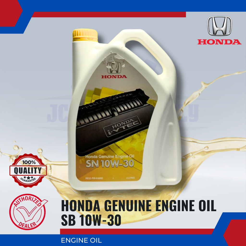 HONDA ENGINE OIL SB 10W-30 (4 LITTER) | Shopee Malaysia