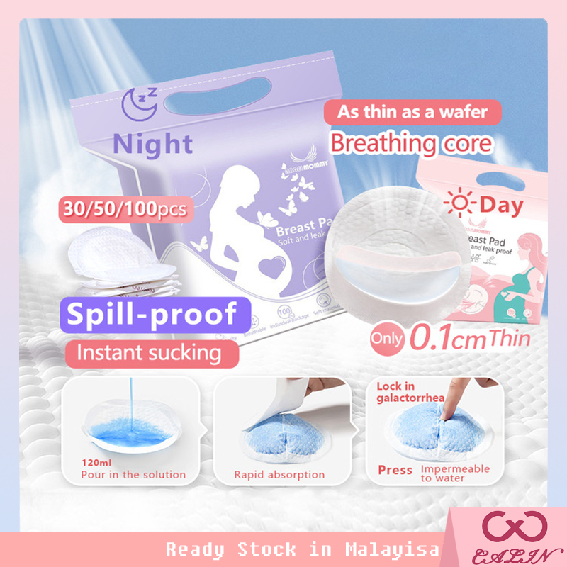 100PCS Breast pad Thin＆Light Anti-leak Disposable Nursing pad 150ml ...