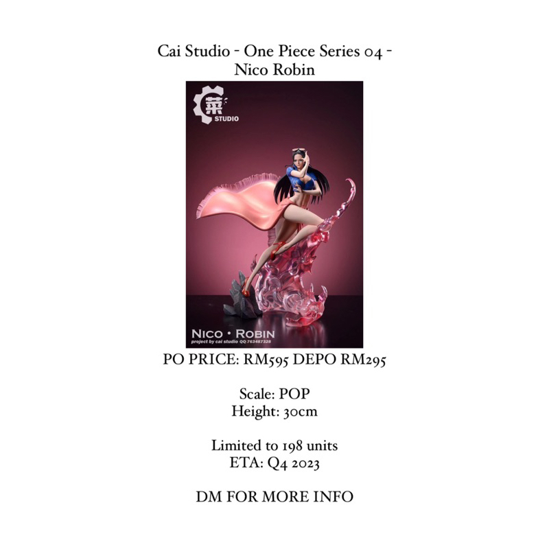 Cai Studio - One Piece- Nico Robin | Shopee Malaysia