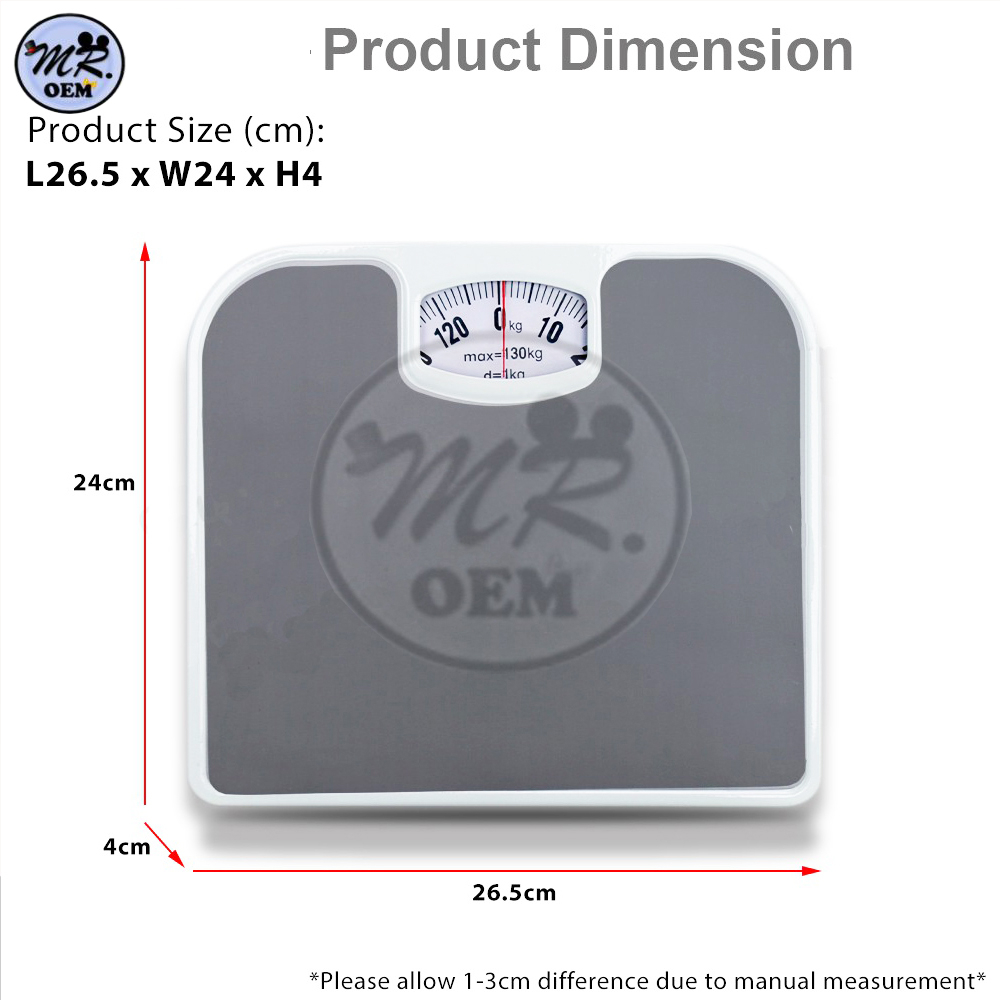 MR OEM Bathroom Analog Mechanical Scale Body Weight Personal Scale ...