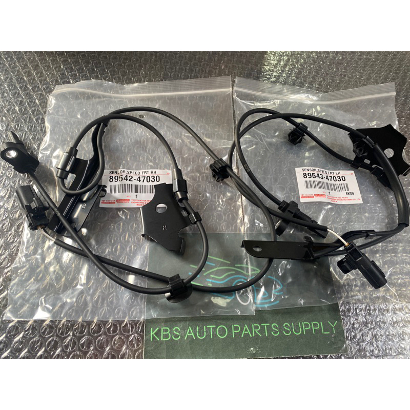 ABS Wheel Speed Sensor FRONT LEFT 89543-47030 & RIGHT 89542-47030 For ...
