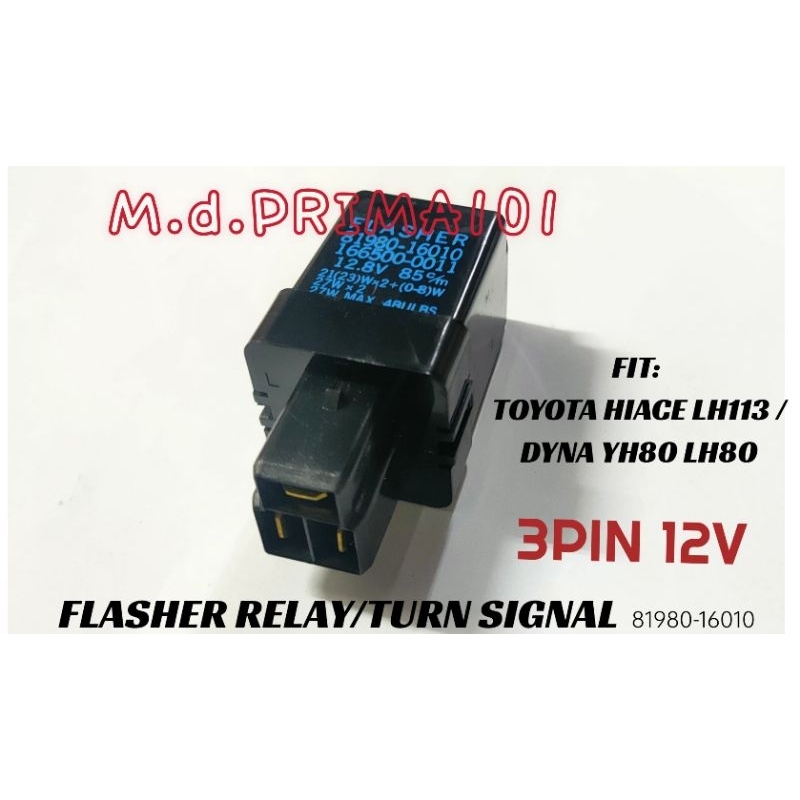 TOYOTA HIACE LH113 /DYNA YH80 LH80 FLASHER RELAY/TURN SIGNAL | Shopee ...