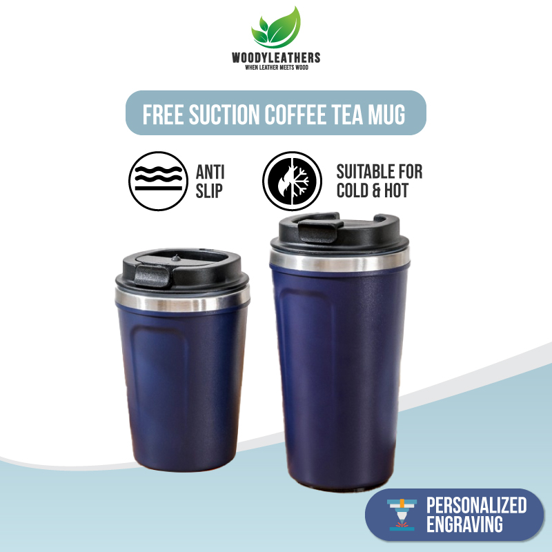 Anti Slip Spill Free Suction Coffee Tea Mug with Personalized Name ...