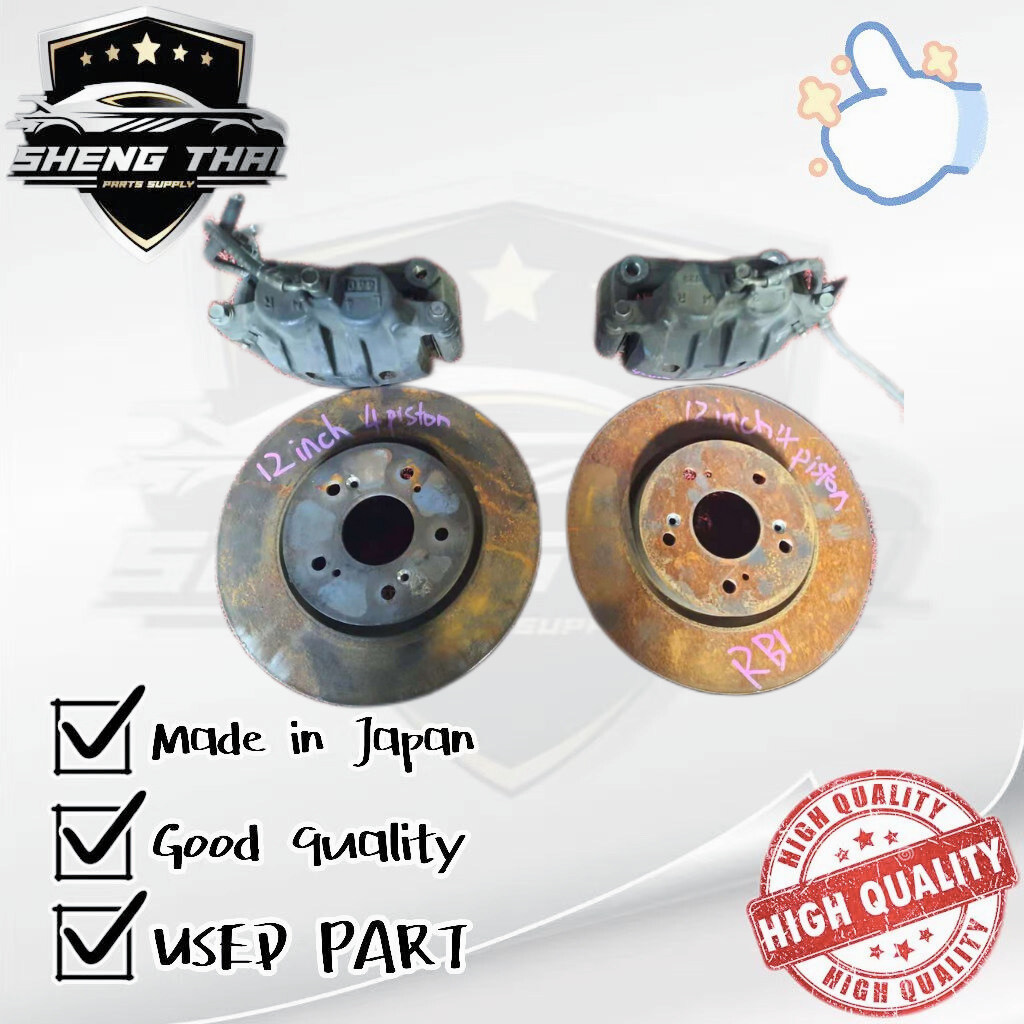 HONDA ELYSION RR1 12INCH FRONT DISC AND CALIPER 2 POT 12INCH | Shopee ...