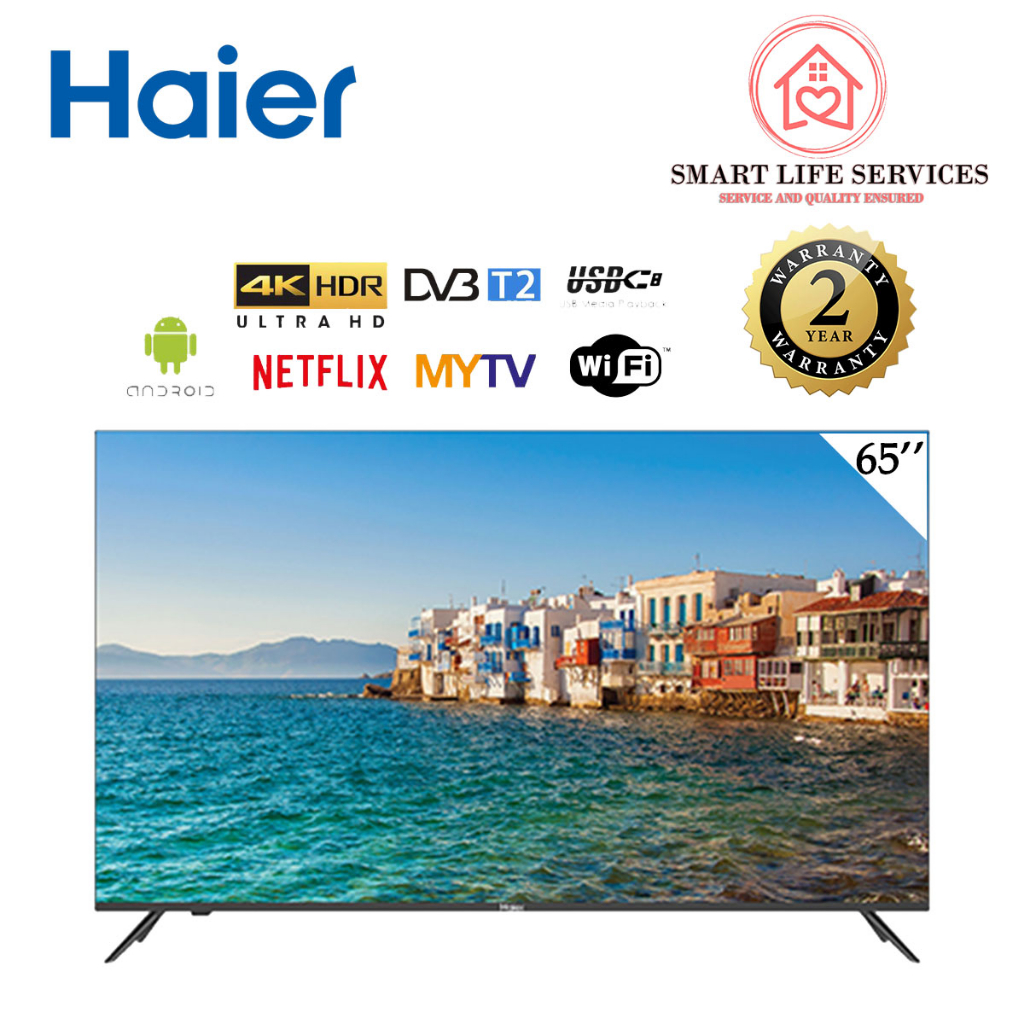 Haier 4K UHD Smart Android 65 INCH Tv LE65K6600UG YOUTUBE NETFLIX ...