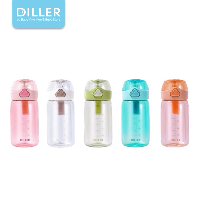 Diller Mini Tritan Colourful Water Bottle 350ml (D45) | Shopee Malaysia