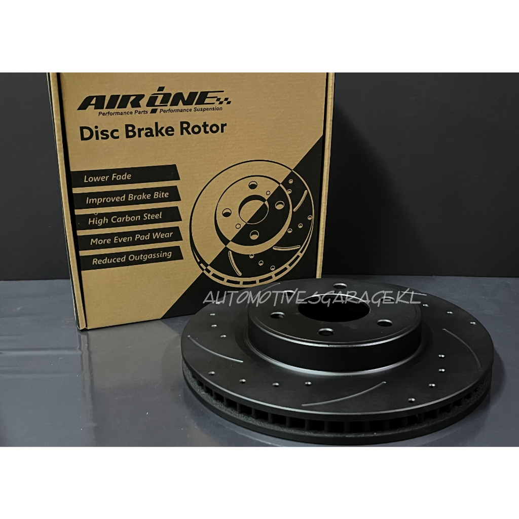 AIRONE - FRONT RACING BRAKE DISCS - NISSAN NAVARA D40 / D23 NP300 ...