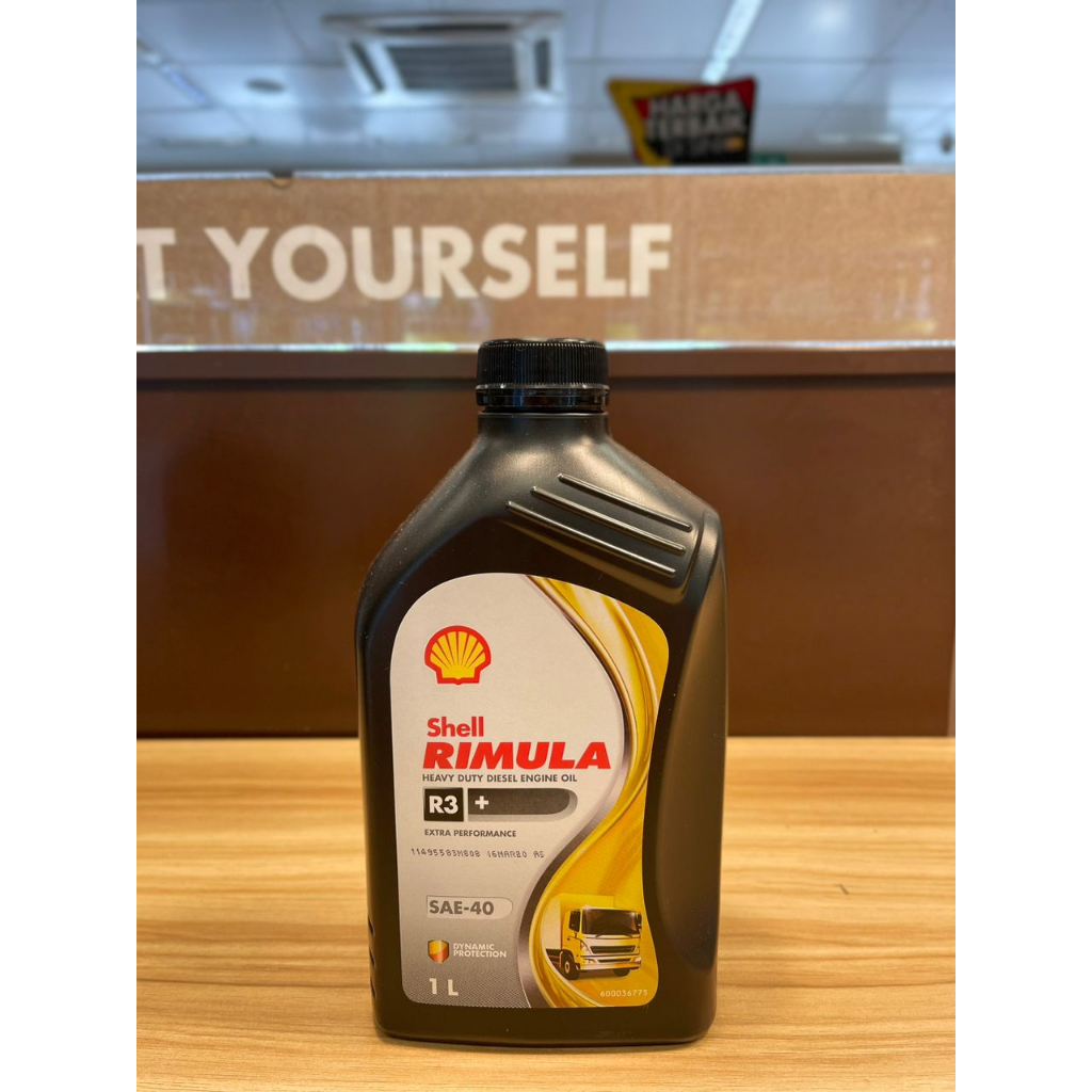 SHELL RIMULA R3+ EXTRA PERFORMANCE SAE-40 (1L) (100% ORIGINAL LUBRICANT ...