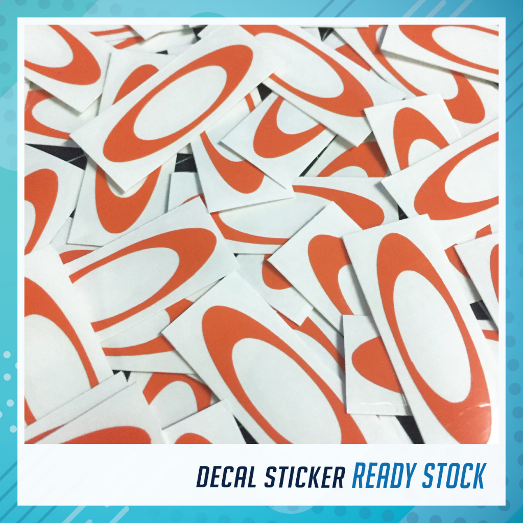 Sticker OAKLEY Fluorescent | Sticker Motor, Kereta | Shopee Malaysia