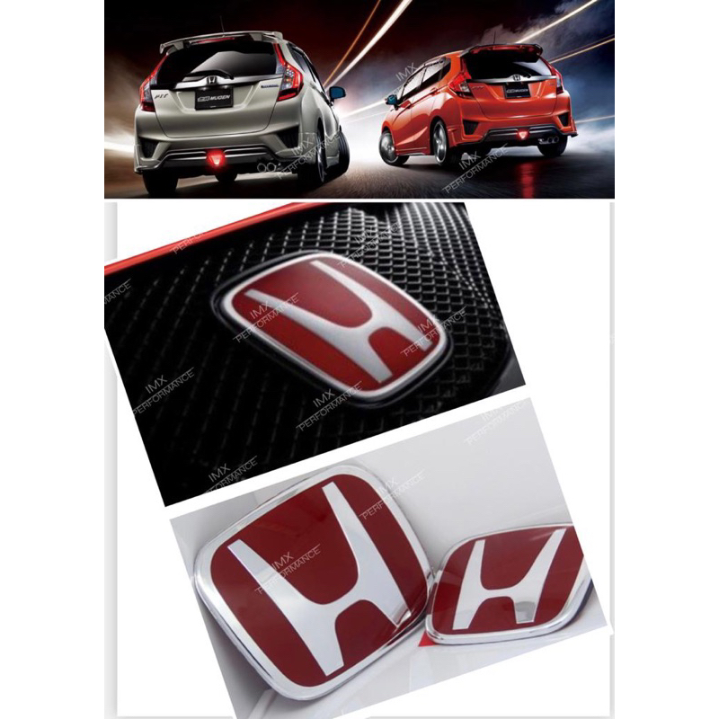 HONDA JAZZ GK5 2014 TO 2016 H LOGO RED | Shopee Malaysia