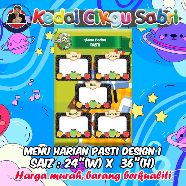 BANNER MENU HARIAN PASTI (SAIZ BESAR!) | Shopee Malaysia
