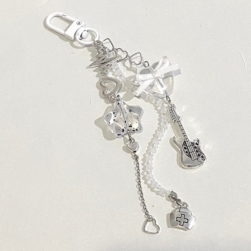 DIY HANDMADE KEYCHAIN PHONESTRAP POLCOS BINDER BEADS ACCESSORIES CUTE ...