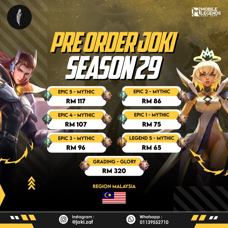 JOKI & BOOSTING MLBB CHEAP / RANK / CLASSIC / UP WINRATE CLASSIC & RANK ...