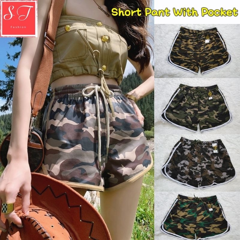 305 Army Pant Women Short Pant With Pocket Body Shade Comfortable Plus ...