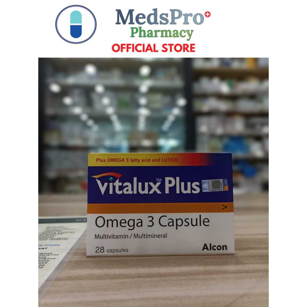 Alcon Vitalux Plus Omega 3 Capsule 28'S | Shopee Malaysia