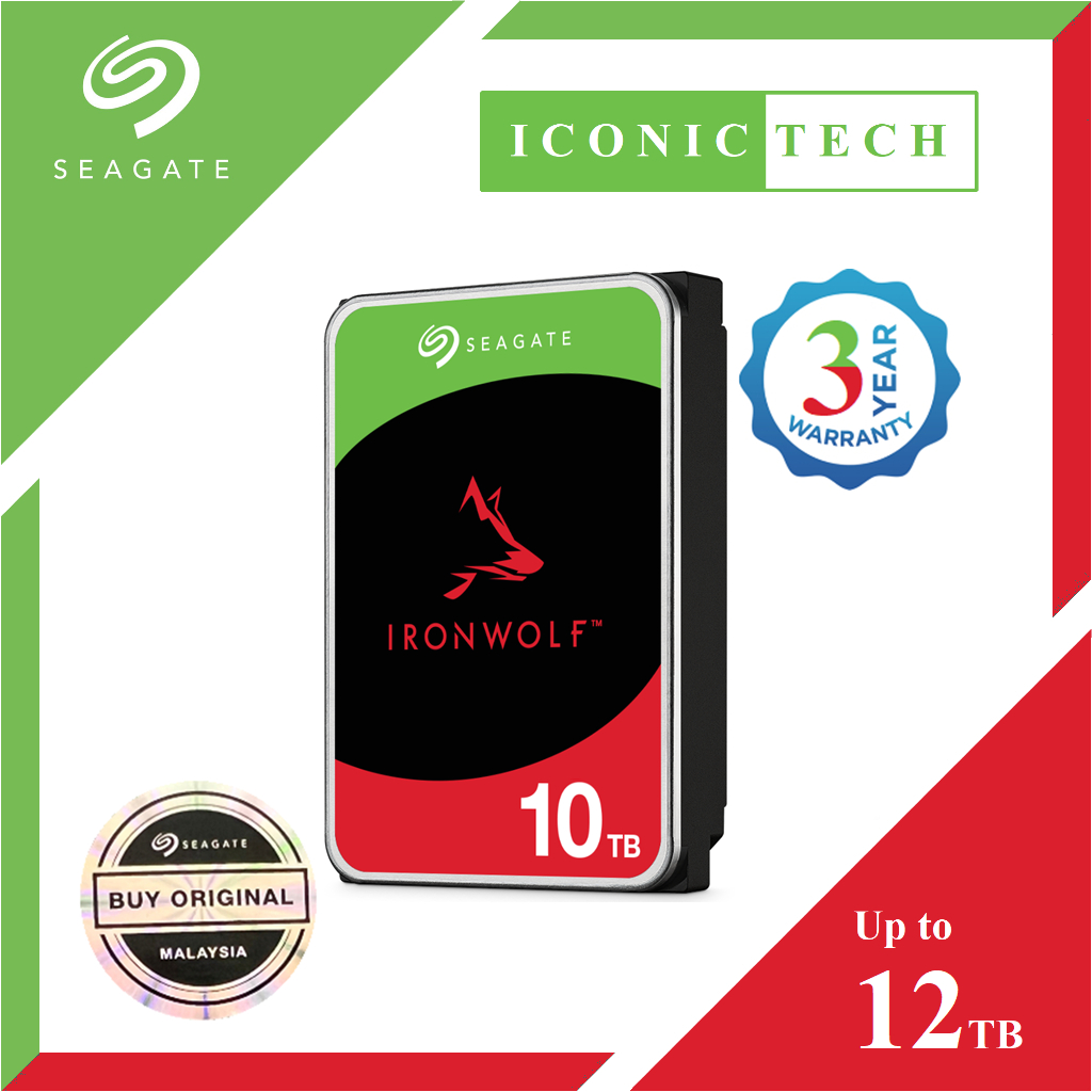 100% Original Brand New Malaysia Set --> Seagate ST4000VN006 IronWolf ...