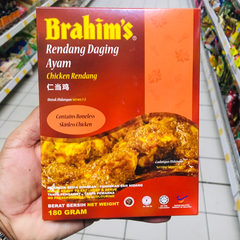 Rendang Ayam Brahim’s Chicken Rendang 180g | Shopee Malaysia