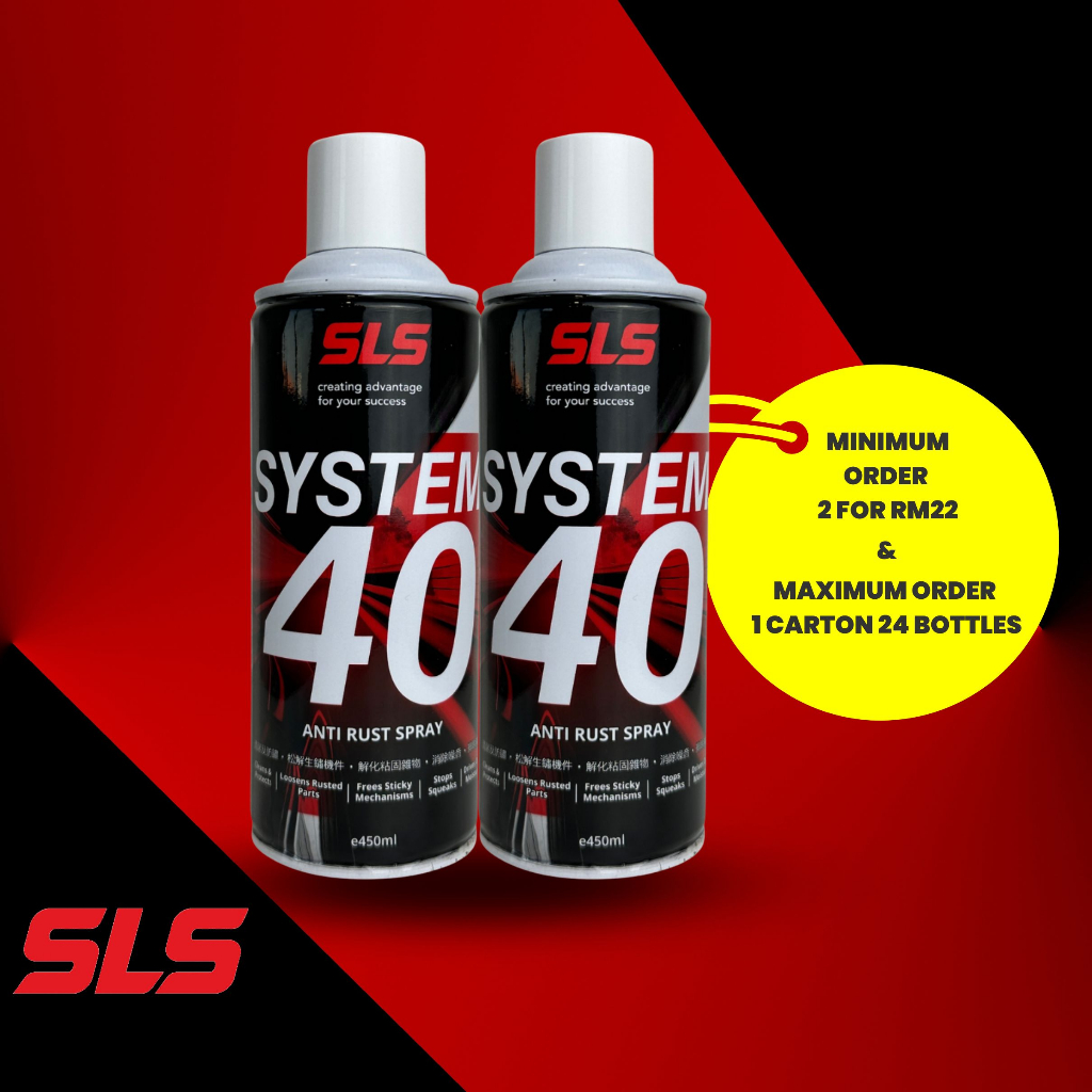 SLS System 40 Anti-rust Spray (450 ML) | Shopee Malaysia