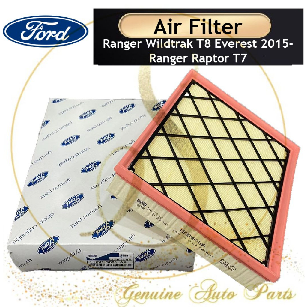 (100% ORIGINAL) FORD AIR FILTER RANGER WILDTRAK T8 2.2 3.2 RAPTOR T7 2. ...