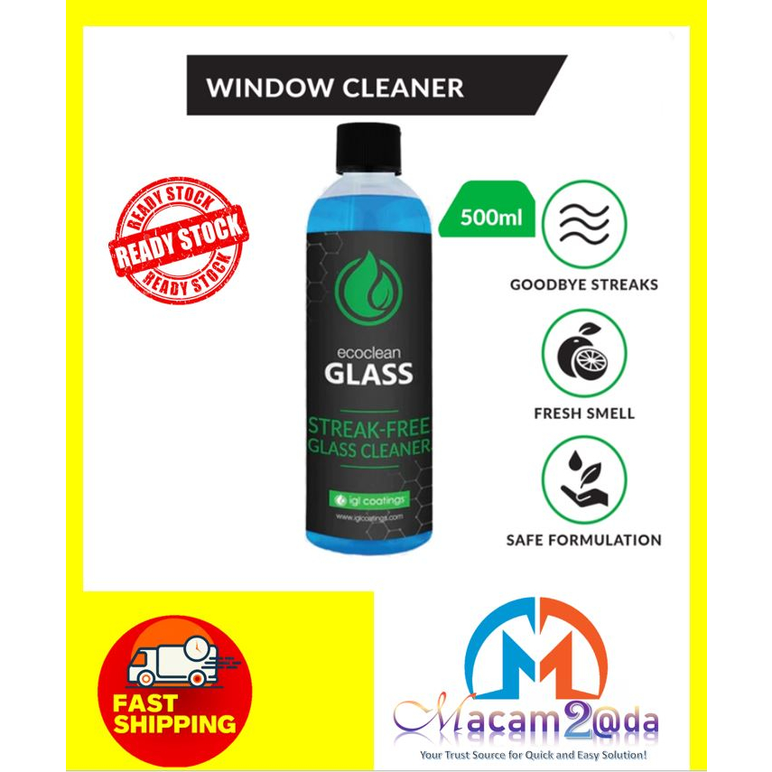 🌟Ready Stock🌟IGL Coatings Glass Home & Car Window Glass Cleaner Dirts ...