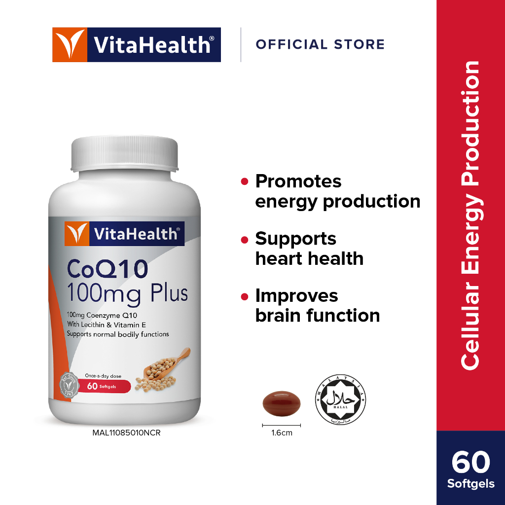 VitaHealth CoQ10 100mg Plus [Exp 3/2027] | Shopee Malaysia