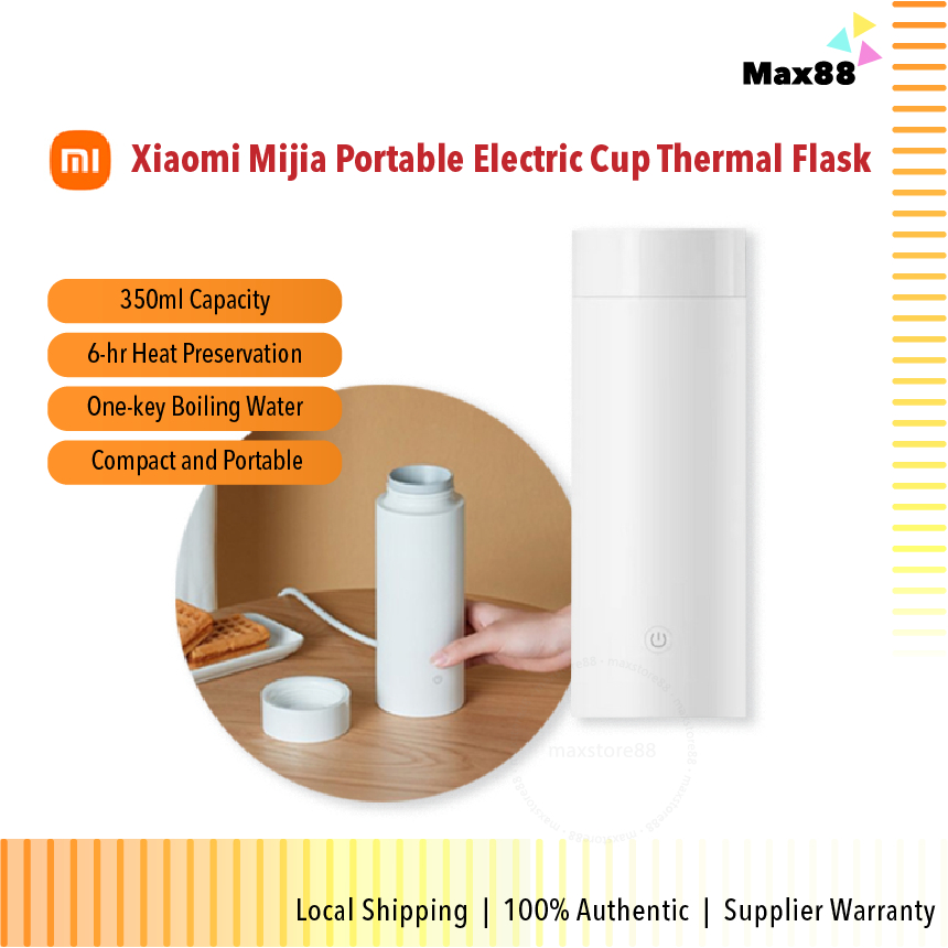Xiaomi Mijia Portable Electric Cup Thermal Flask 350ml | Shopee Malaysia