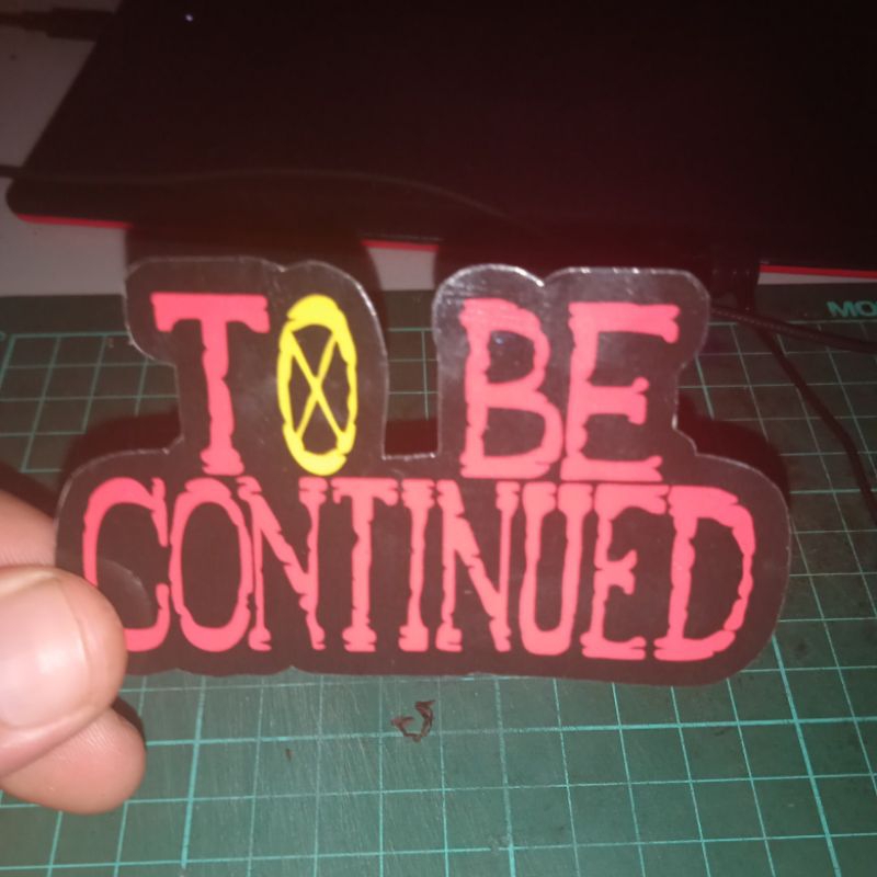 Sticker | one piece | to be continued | weatherproof | Waterproof ...
