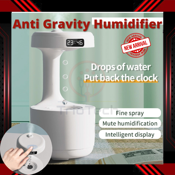 Anti Gravity LED Air Humidifier Aroma Diffuser Christmas Home Office ...