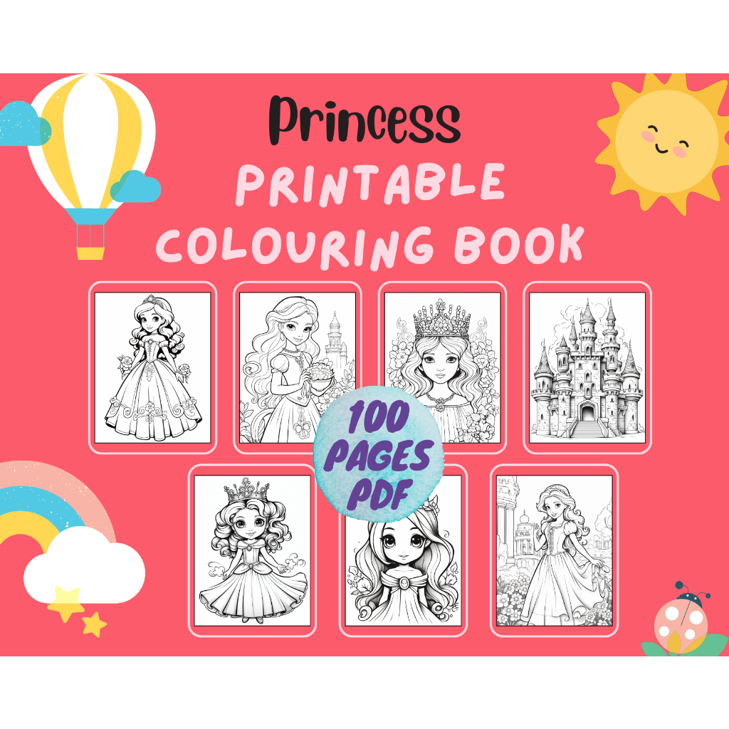 [PDF] Printable Colouring Pages, Princess, Activities Kor Kids ...