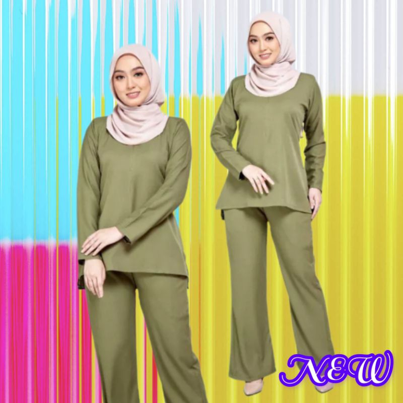 Anna Suit (S - 2XL) (NEW COLORS) Limited Deal Warda Set Murah /Muslimah ...