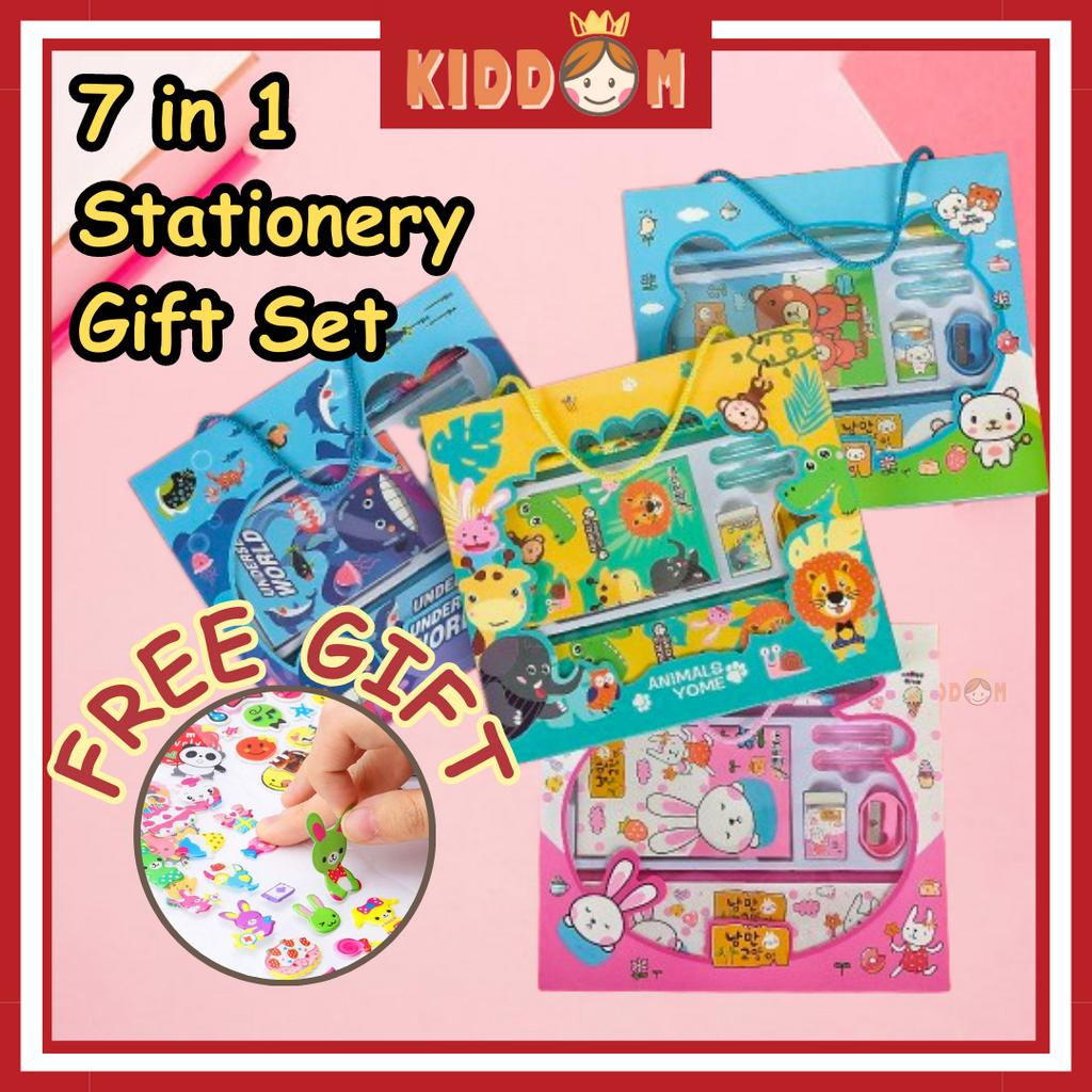 KIDDOM 6 in 1 Goodies Birthday for Kids Set Alat Tulis Kanak Kanak ...