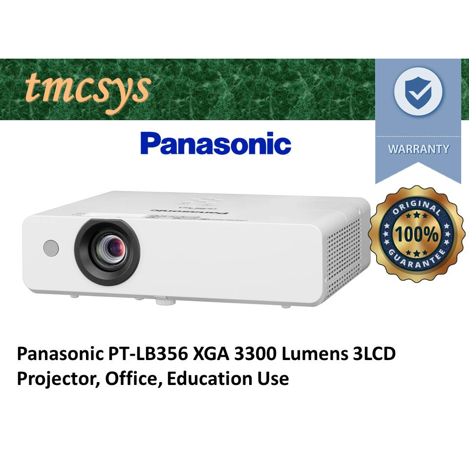 Panasonic PT-LB356 XGA 3300 Lumens 3LCD Projector, Office, Education ...
