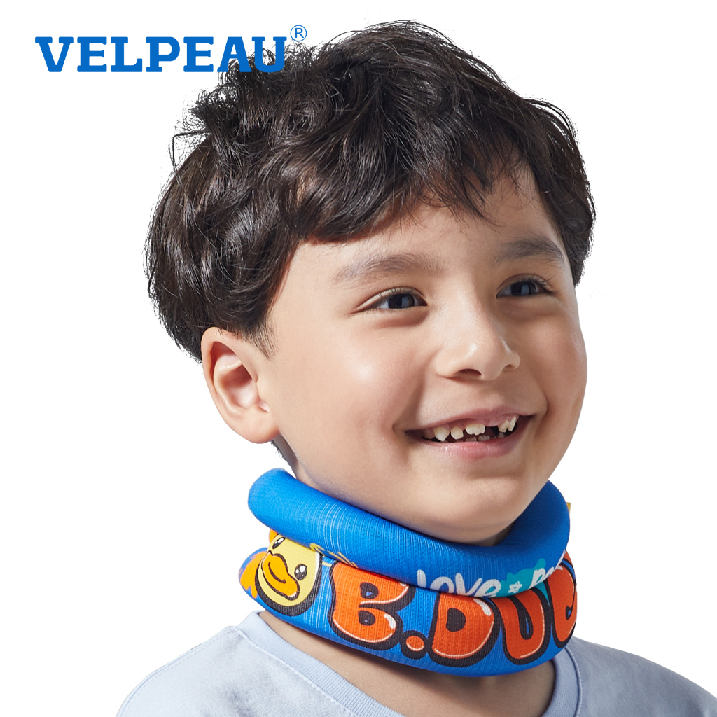 VELPEAU Kids Soft Neck Collar Brace for Posture- Cute B.Duck Foam ...