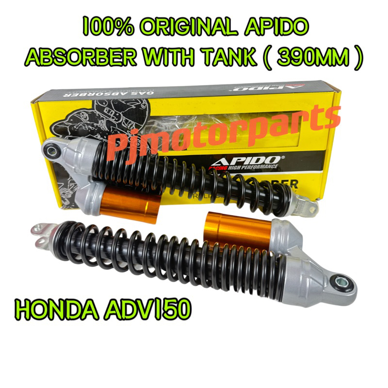 HONDA ADV150 ADV 150 ( 100% ORIGINAL APIDO ) ( 1 SET ) BLACK / GOLD ...