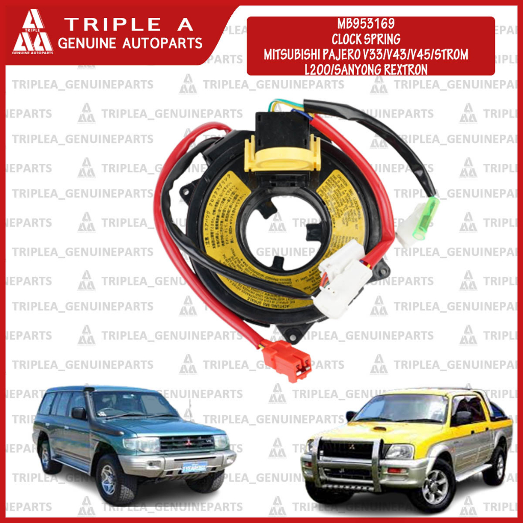 Car Airbag Hairspring Spiral Cable Clock Spring for Mitsubishi PAJERO ...