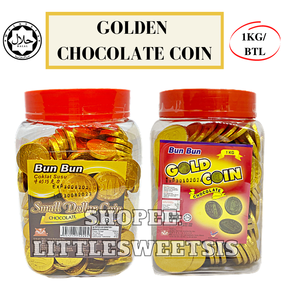 GOLDEN COIN CHOCOLATE COKLAT EMAS 金币巧克力 SUITABLE FOR BIRTHDAY GIFT ...