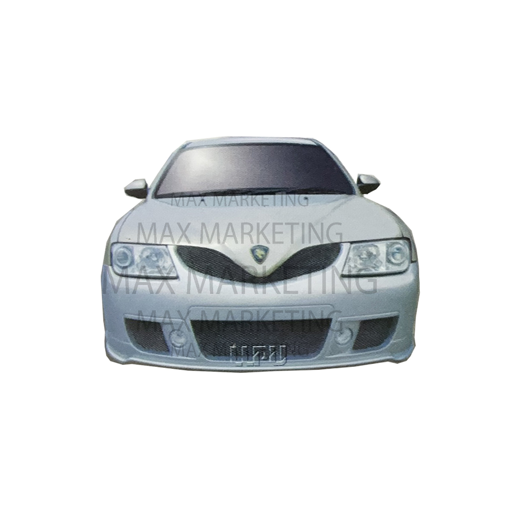 PROTON WAJA R3 FRONT BUMPER (FIBER GETAH ) SKIRT LIP BODYKIT | Shopee ...