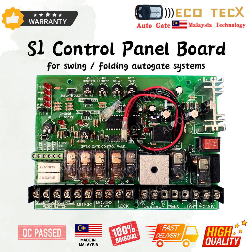 S1 AUTO GATE CONTROL PANEL BOARD FOR SWING AND FOLDING ARM SYSTEM ...