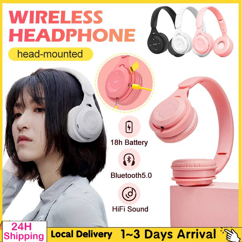 SANAG Wireless Headphone Y08 Bluetooth 5.0 Headset Fon Kepala Hifi ...