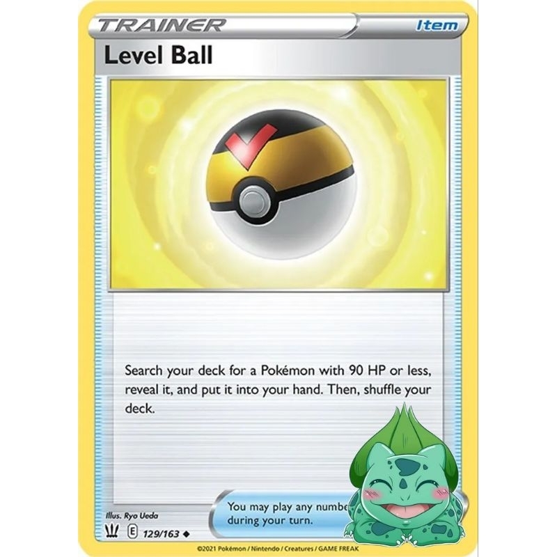 Level Ball 129/163 SWSH05 Battle Styles Pokémon TCG Card Game Sword ...