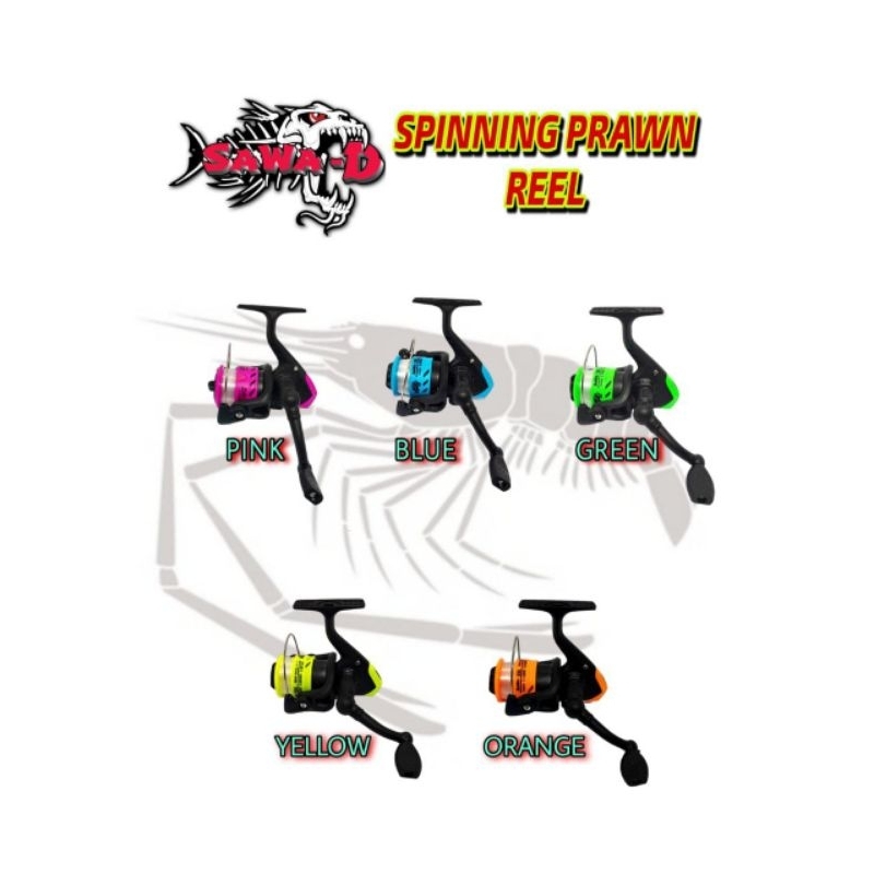 Sawa-D Spinning Prawn Reel / Reel Udang Galah📍NEW📍🔥READY STOCK🔥 ...