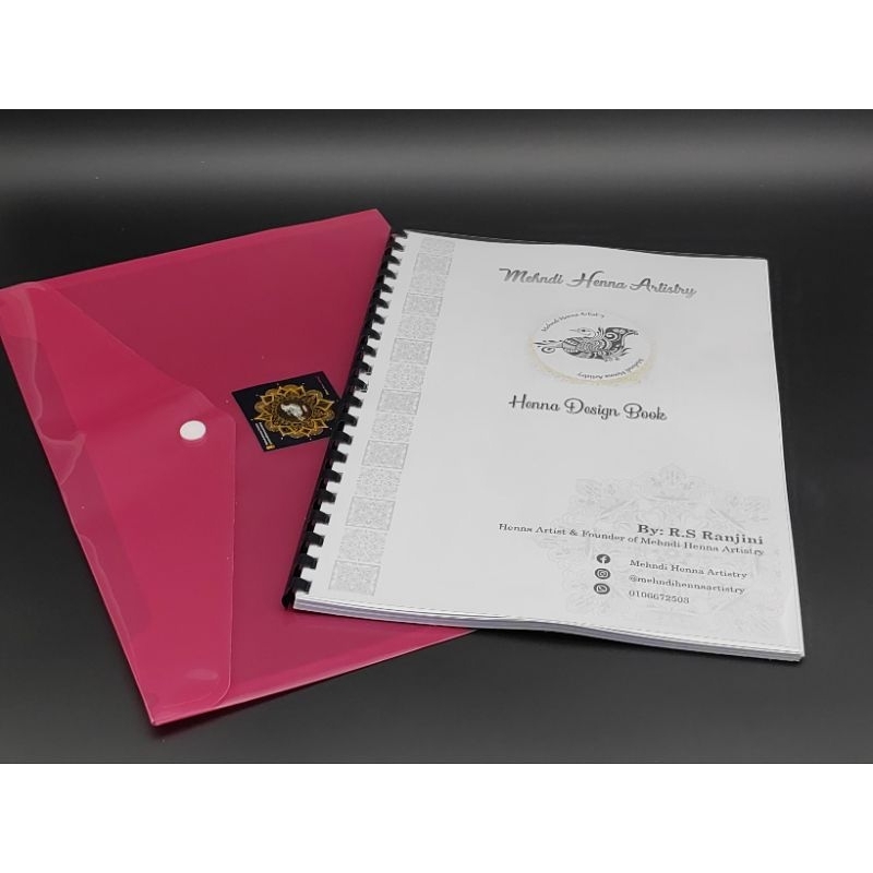 MHA Henna Design Book (Full Design Only) | Shopee Malaysia