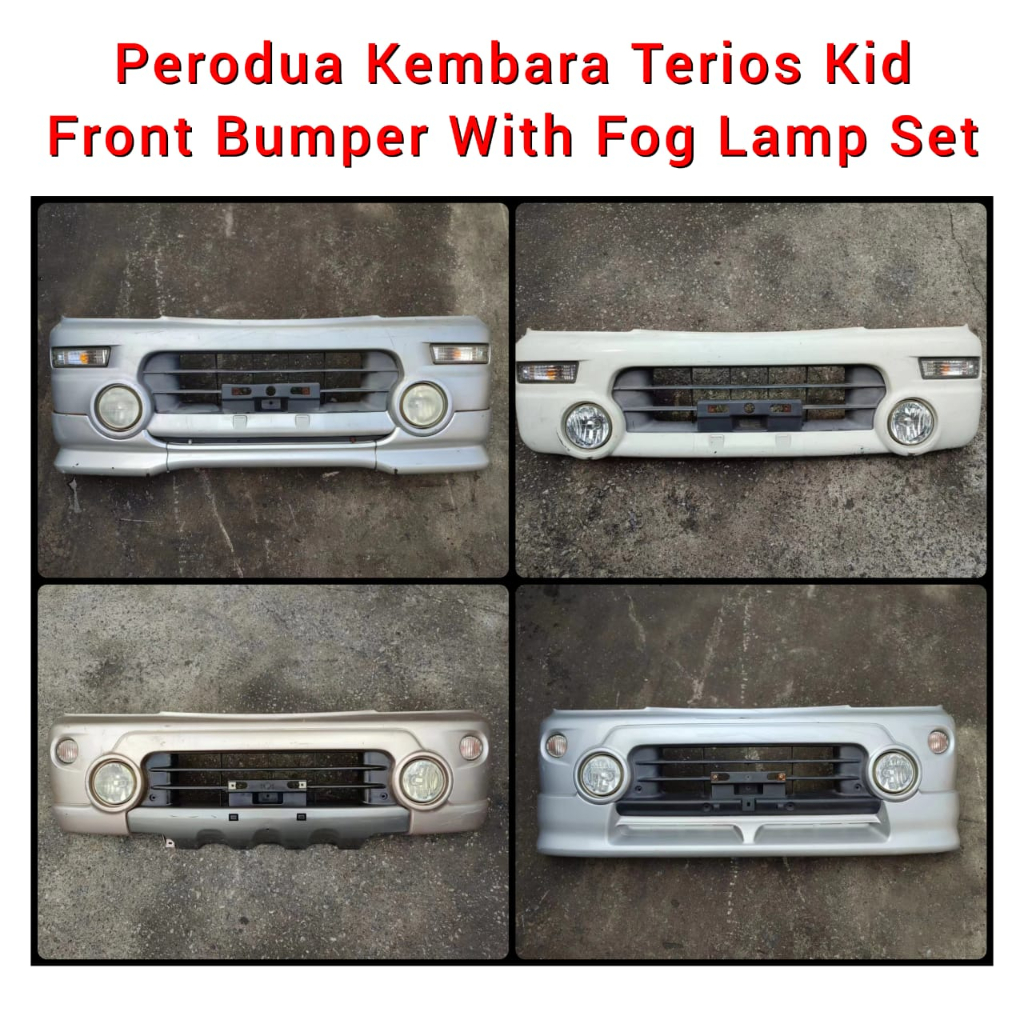 Perodua Kembara Daihatsu Terios Kid Front Bumper With Fog Lamp , Signal ...