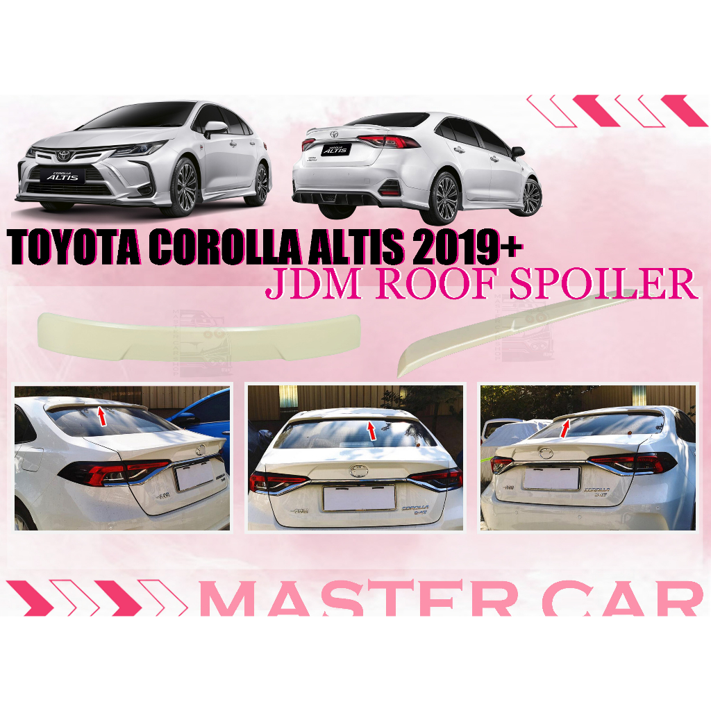 TOYOTA COROLLA ALTIS 2019+ AE210 LEVIN JDM STYLE WINDOW ROOF WING ...
