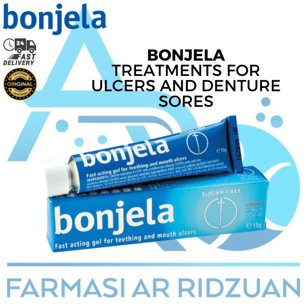Bonjela Gel For Mouth Ulcer 15g | Shopee Malaysia