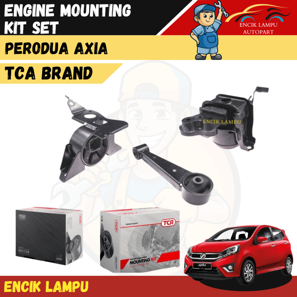 Perodua Axia Tca Engine Mounting 100% High Quality | Shopee Malaysia